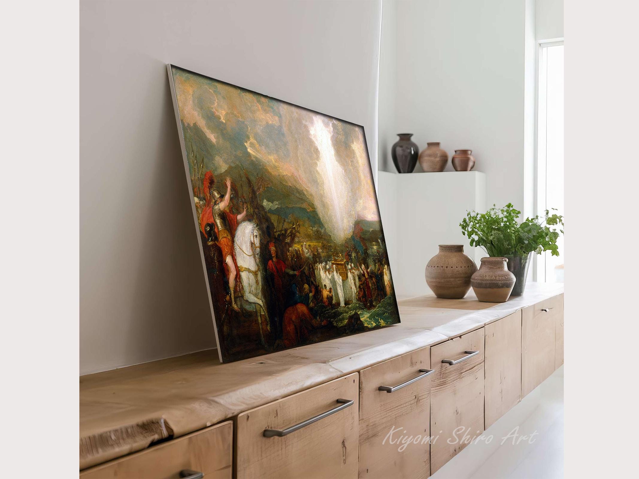 The Ark of the Covenant Oil Painting, Benjamin West Famous Artist ...