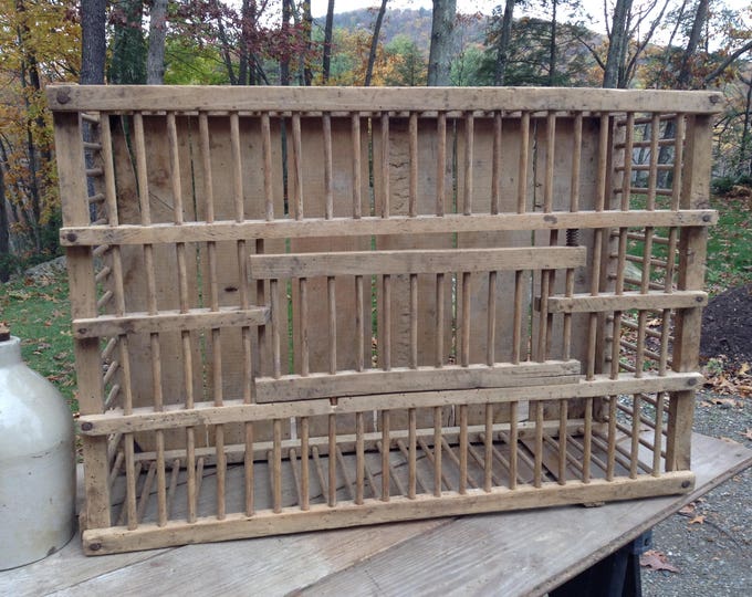 Chicken Crate Coop With Original Spring Door and Dowels - Etsy