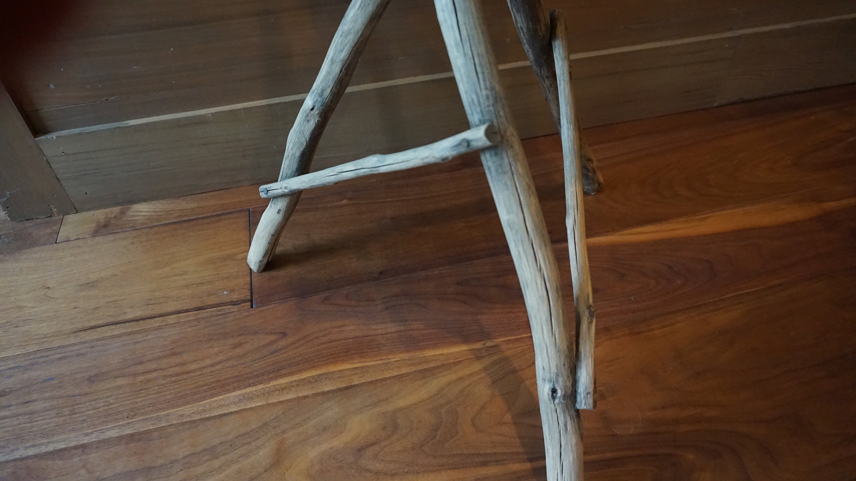 Adirondack Style Tripod Twig Plant Stand or Drink Table - Etsy