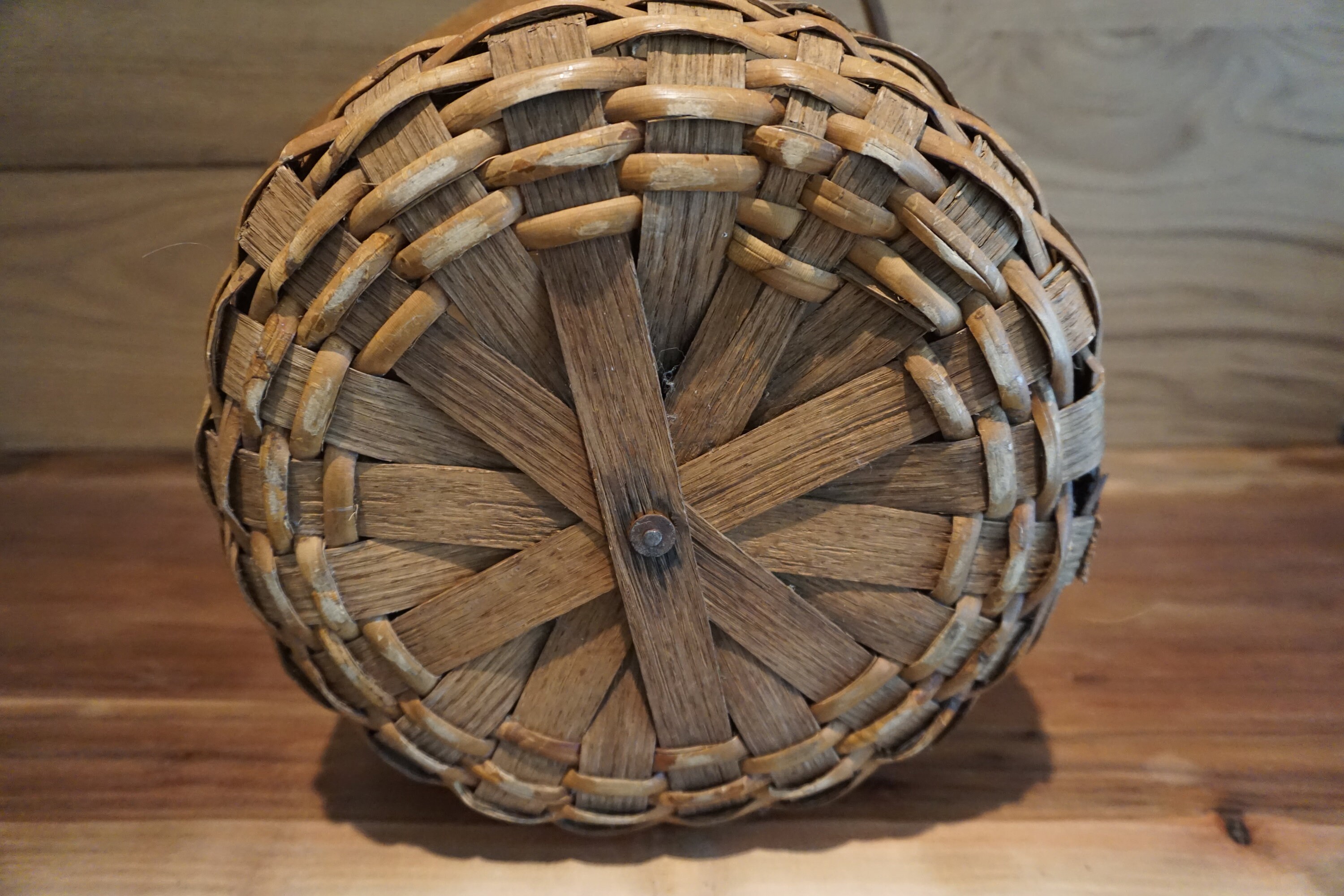 Oak Splint Wood Swing-arm Gathering Basket - Etsy