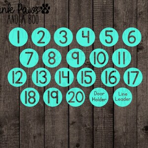 Line up Floor Dots, Line Leader Floor Spots, Classroom Decals, Teacher ...