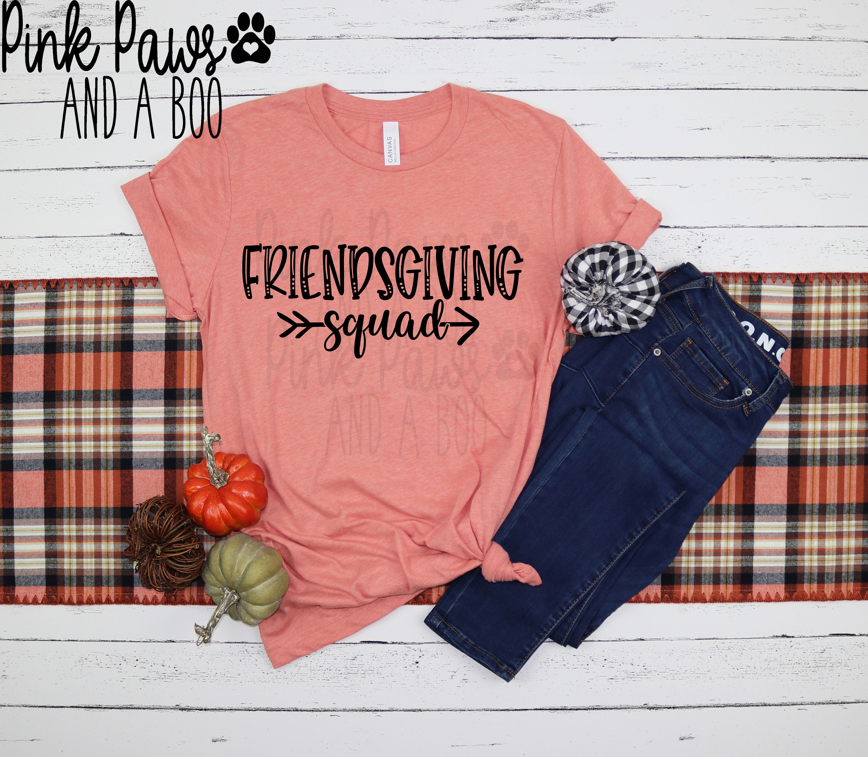 Friendsgiving Squad Shirt Friendsgiving T-shirt Thanksgiving | Etsy