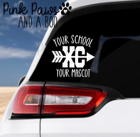 Custom Cross Country Decal Car Decal Cross Country Decal for - Etsy