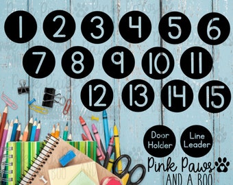 Numbered Line up Floor Decals - Etsy