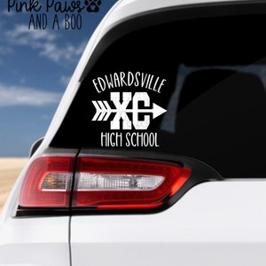 Custom Cross Country Decal, Car Decal, Cross Country Decal for Car ...
