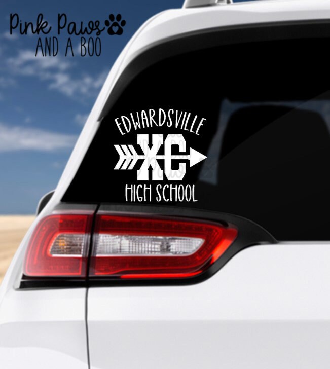 Custom Cross Country Decal Car Decal Cross Country Decal for - Etsy