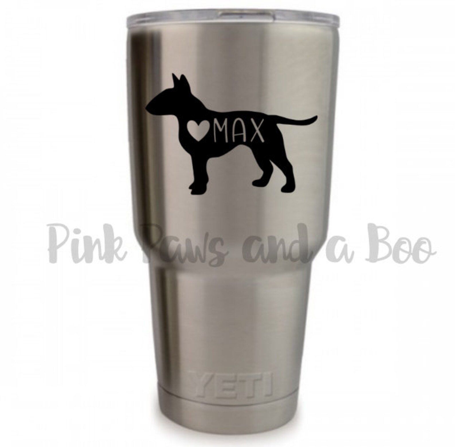 Bull Terrier Decal Bull Terrier Sticker Personalized Decal - Etsy