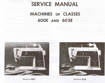 Singer 600e Manual - Etsy