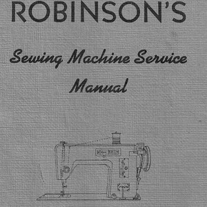 Singer Stylist 477 478 Sewing Machine Service Repair Manual ...