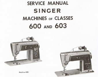 Singer Stylist Sewing Machine Model 457 Service Repair Manual - Etsy