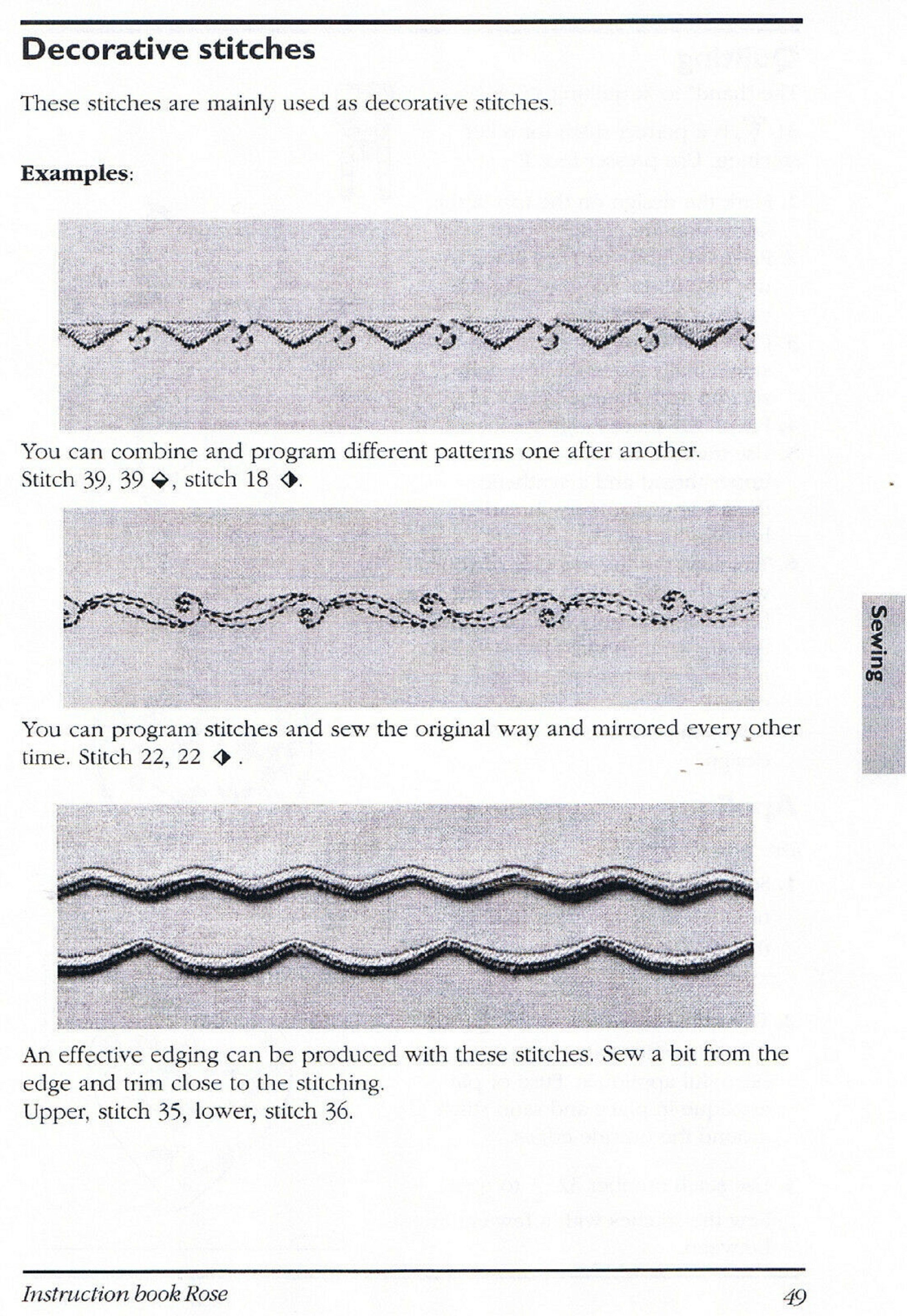 Husqvarna Viking Rose 600 605 Sewing Embroidery Machine Owners - Etsy