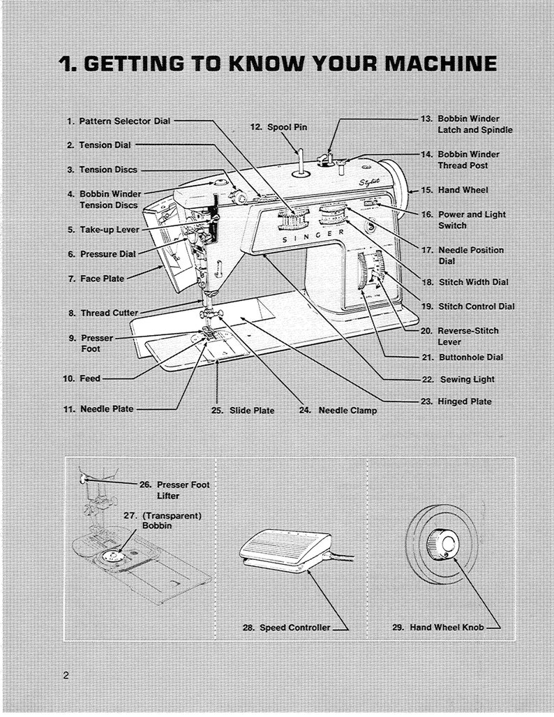 Singer Stylist 776 Sewing Machine Instruction Owner Users - Etsy