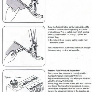 Husqvarna Viking Huskylock 901 Overlock Serger Machine Users Guide ...