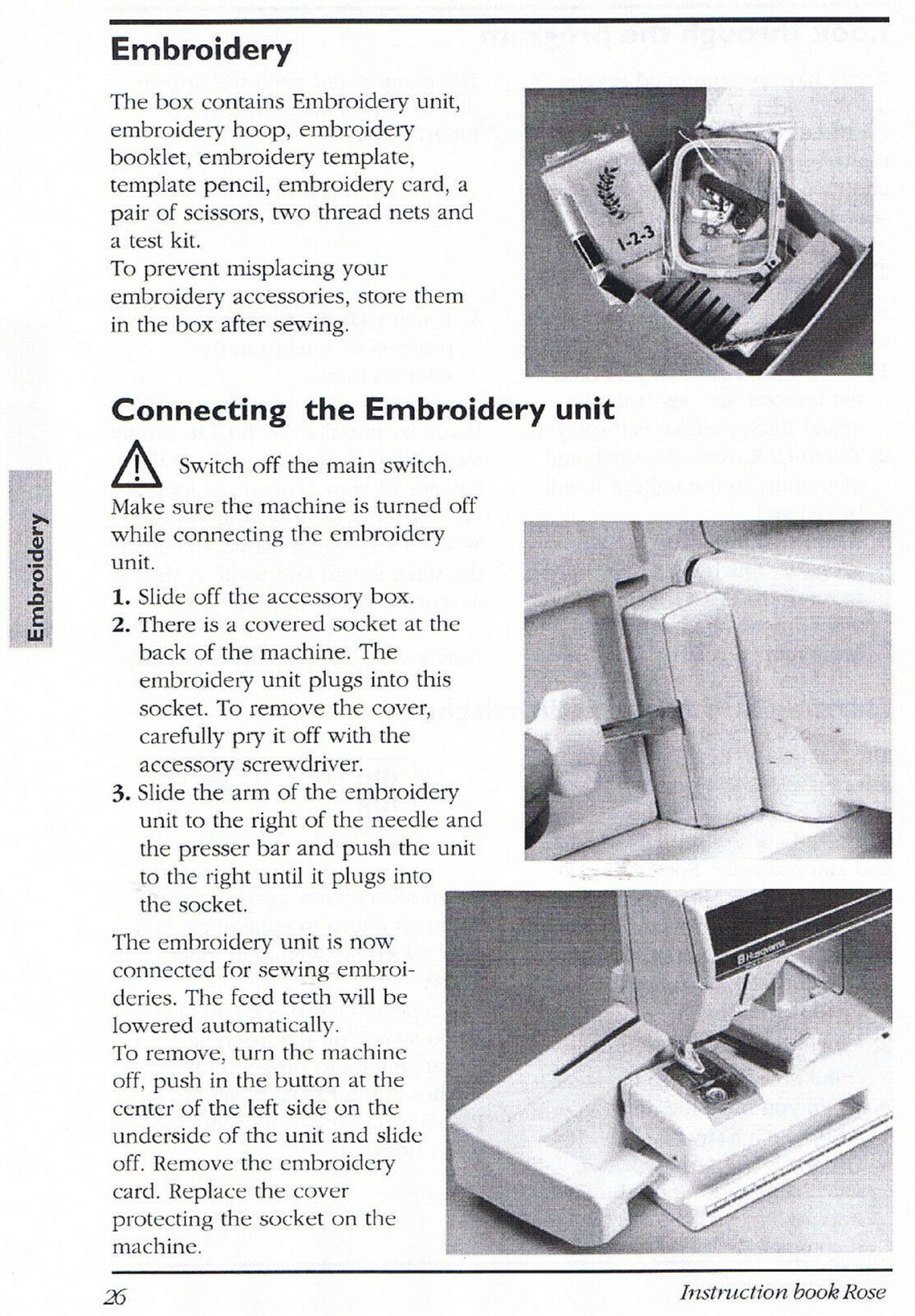 Husqvarna Viking Rose 600 605 Sewing Embroidery Machine Owners - Etsy