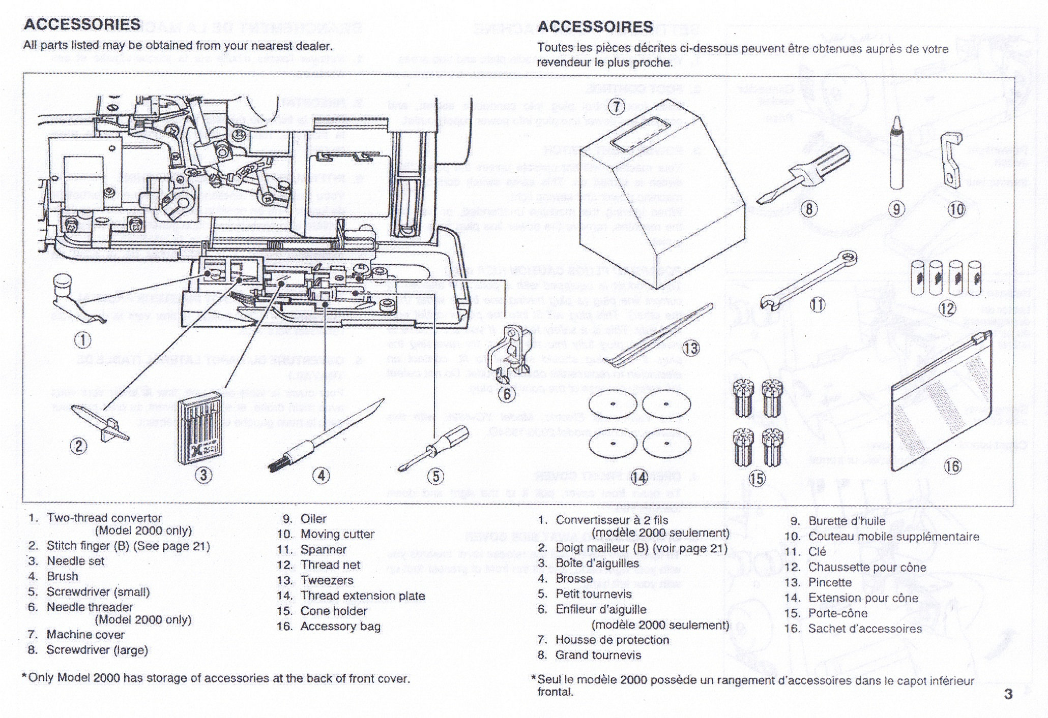 White Superlock 2000 ATS 1934D Serger Overlock Owners Users - Etsy Ireland