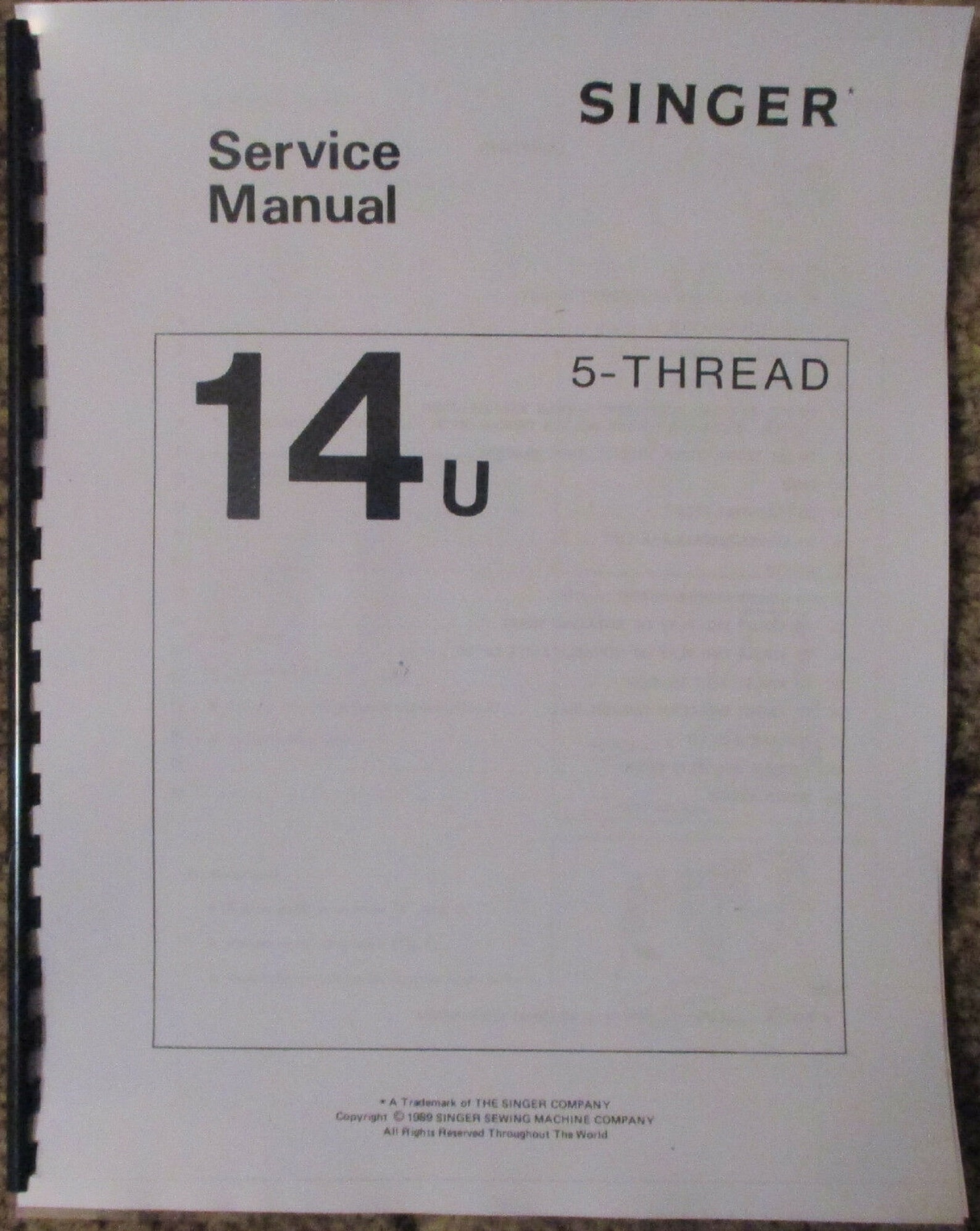 Digital PDF Singer 14U 5-thread Serger Overlock Adjusters - Etsy