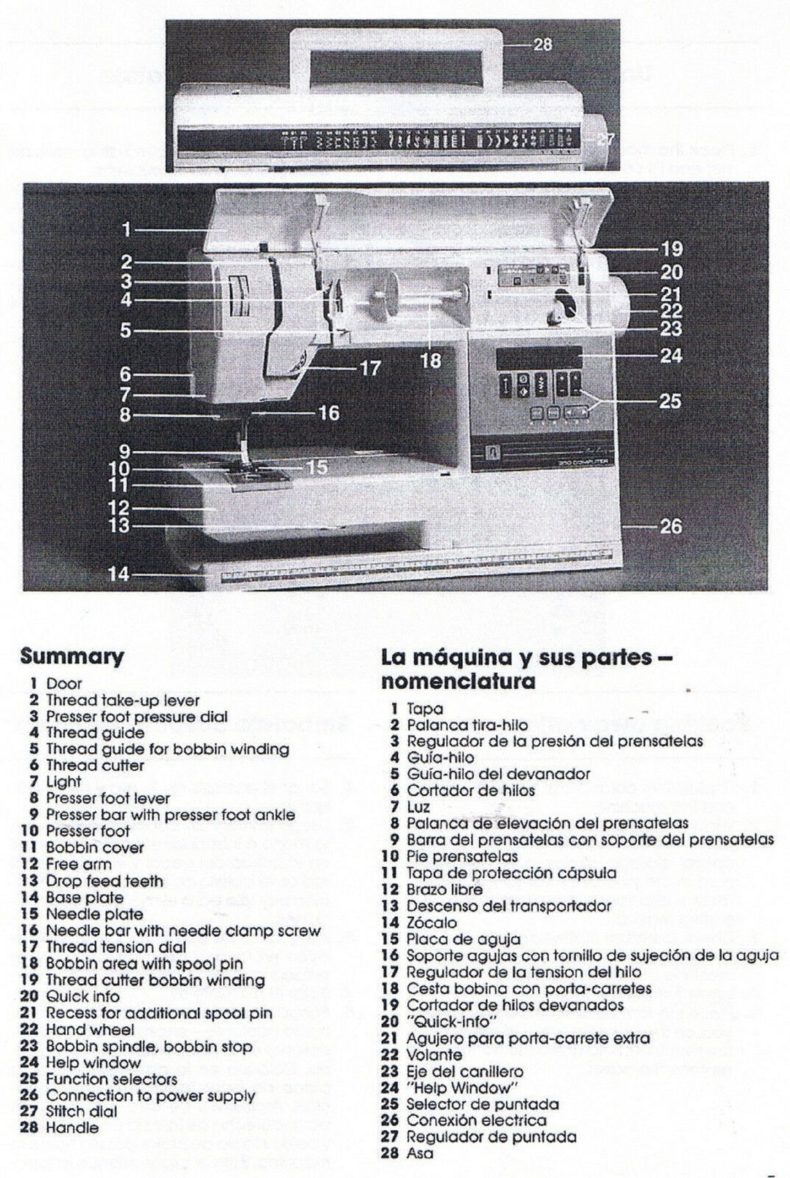 Husqvarna Viking Sew Easy 350 Computer Sewing Machine Users Guide ...