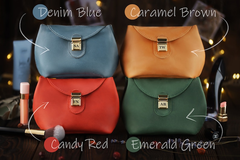 Women Dopp Kit Personalized Makeup Bag Initial Toiletry - Etsy