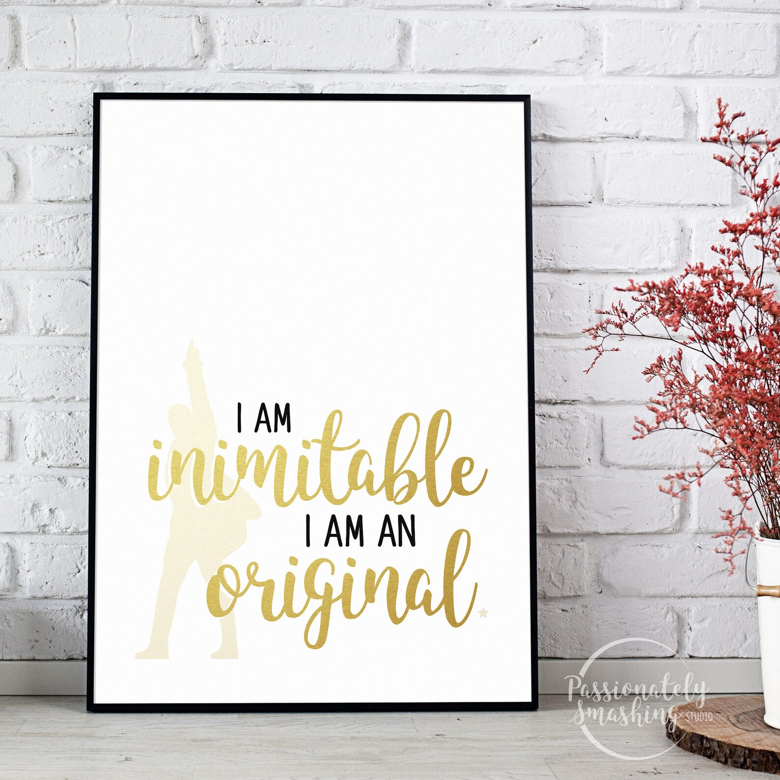 I Am Inimitable, I Am an Original - Digital Download - Wall Art ...
