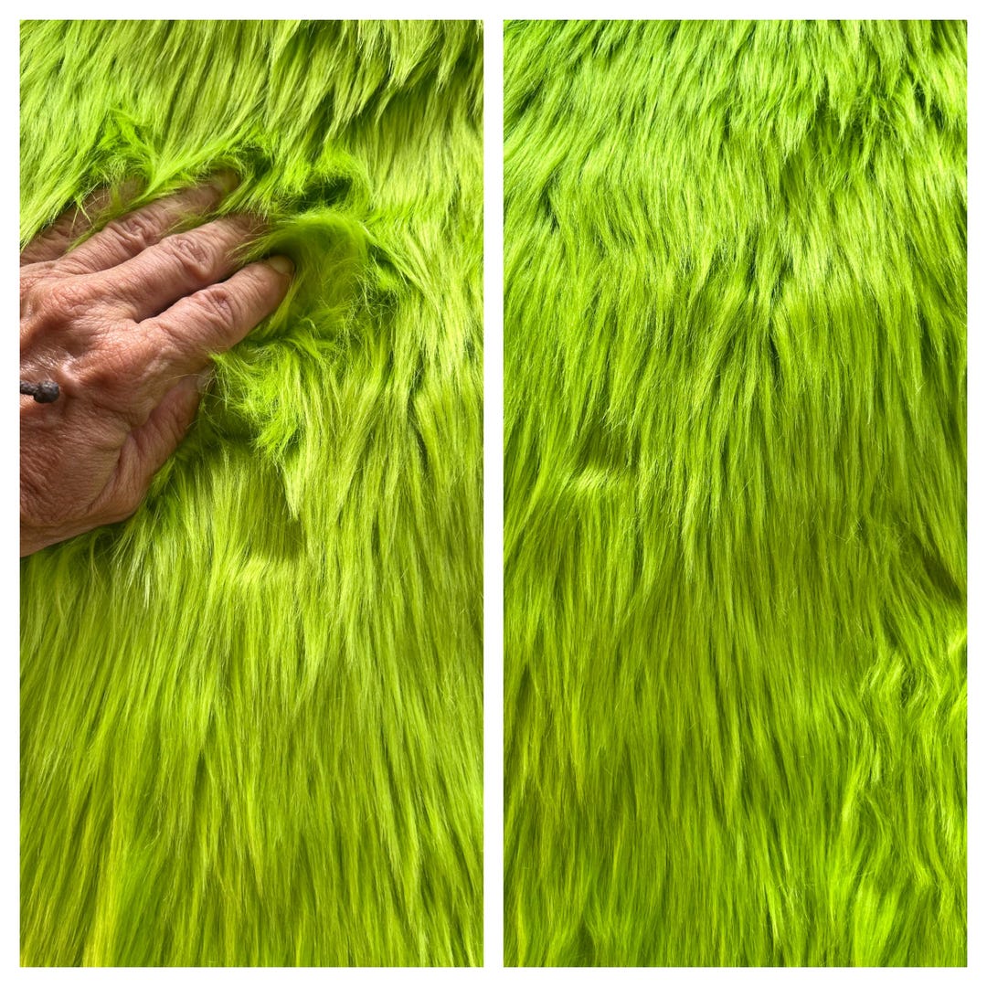 Lime Green Faux Fur Cowboy Chaps Stand Out in Style - Etsy