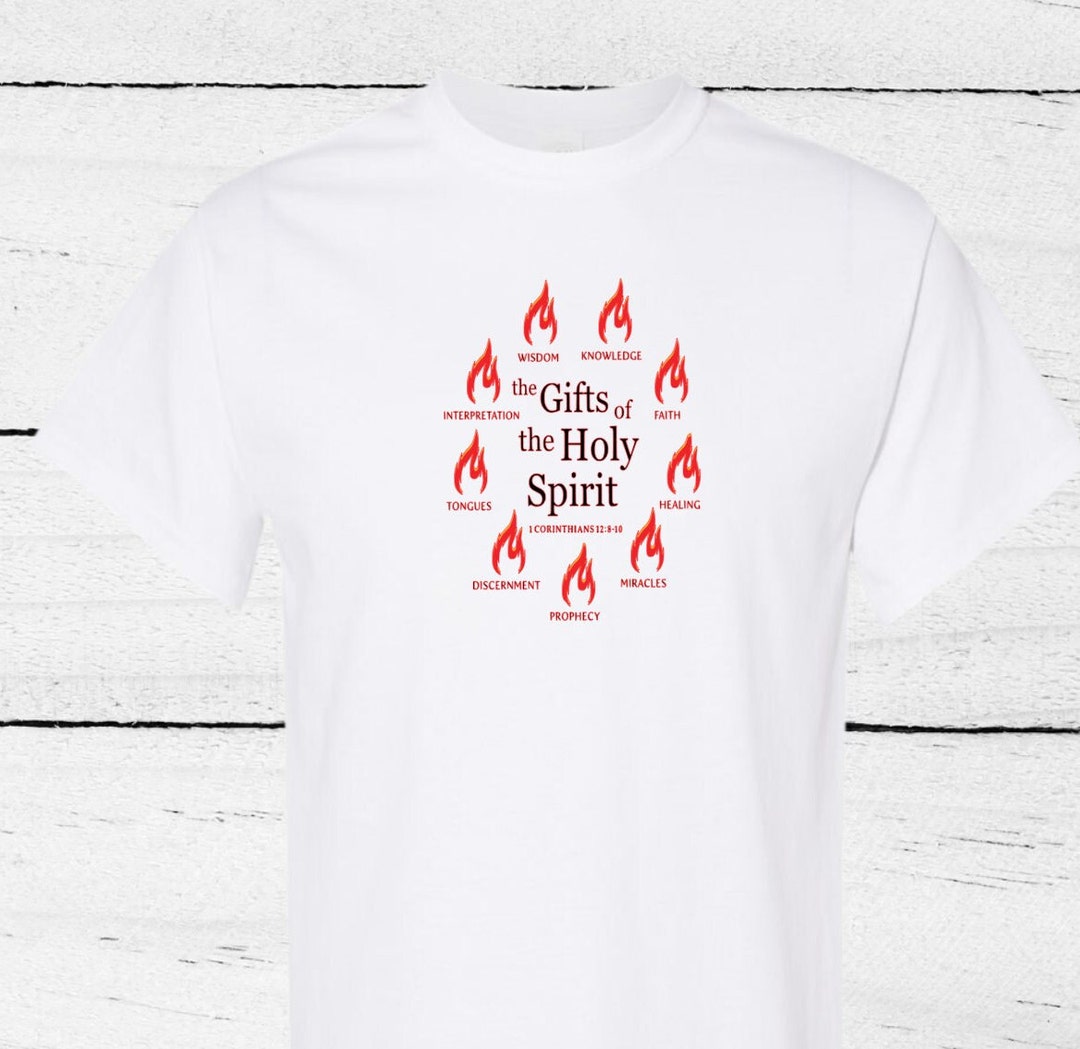 The Gifts of the Holy Spirit Christian T Shirt Catholic T - Etsy