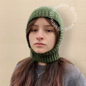 PDF Pattern: Ribbed Balaclava Crochet Pattern - Etsy