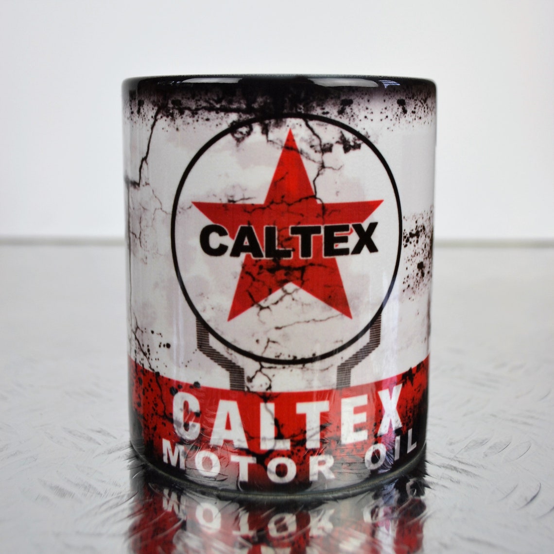 Caltex Motor Oil Inspired Gift Motorcycle Car Mechanic Gift 10oz Tea ...