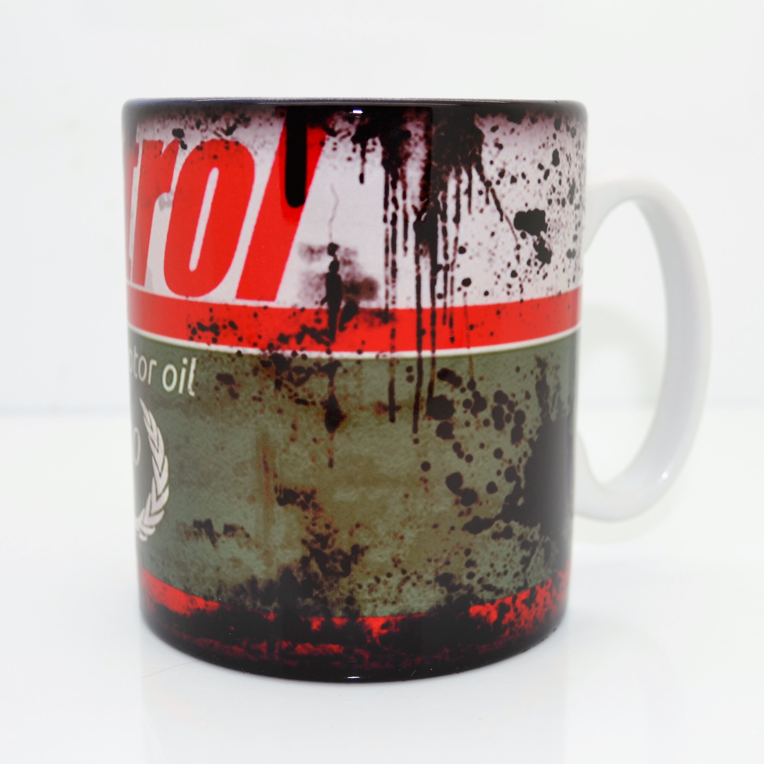 Set of Two Oil Can Mugs R40 / Castrol GTX Motorcycle Car Mechanic Tea ...