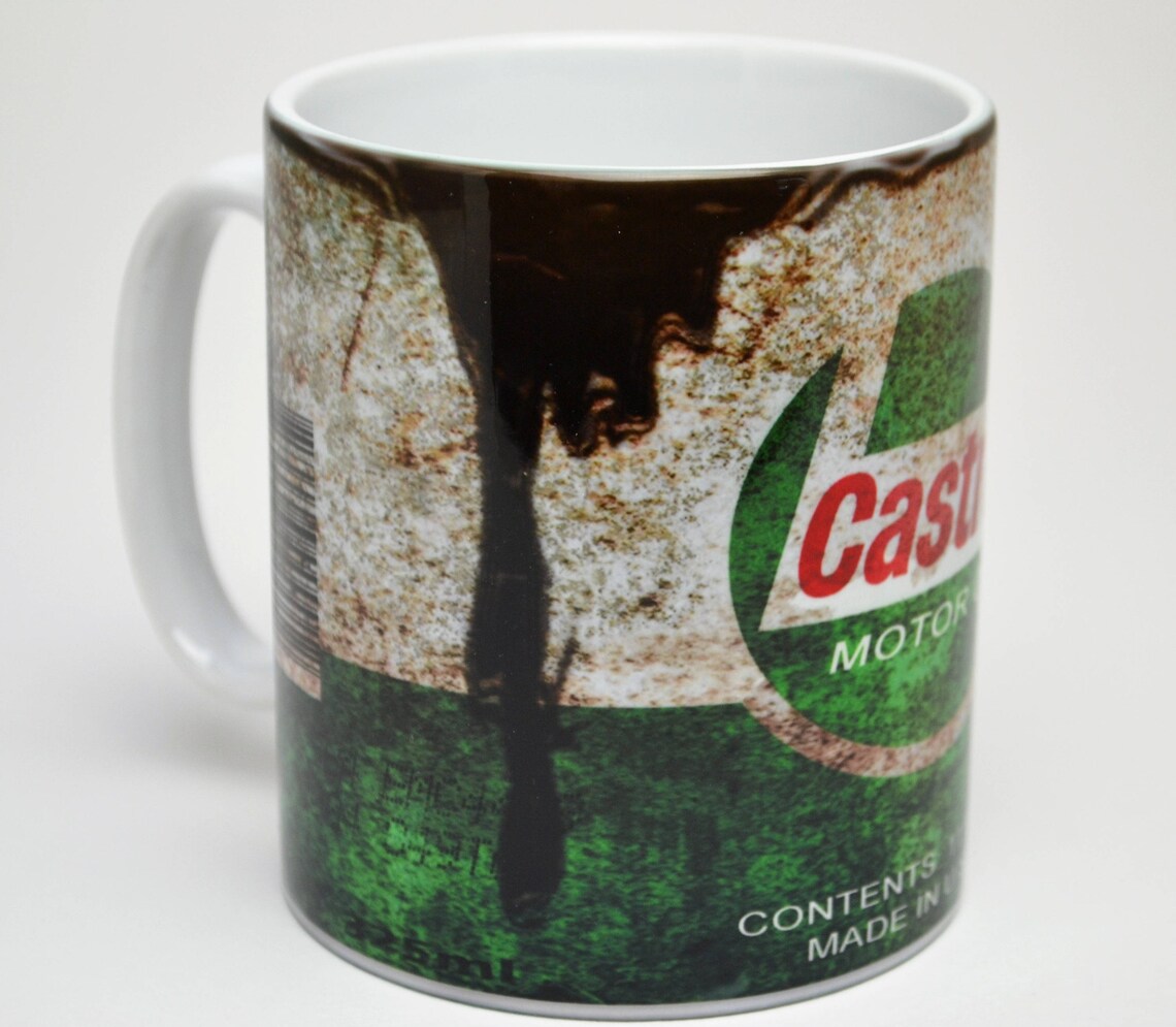 Castrol Oil Can Inspired Gift Motorcycle Car Mechanic Gift 10z Tea ...