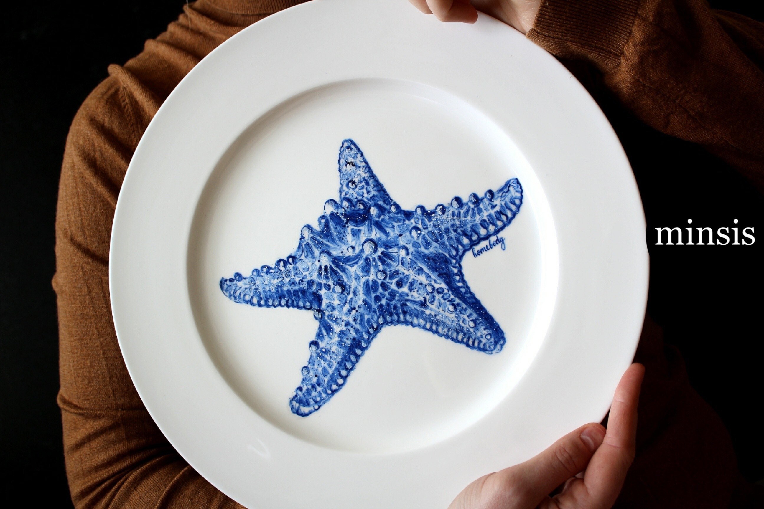 Blue Starfish Platter