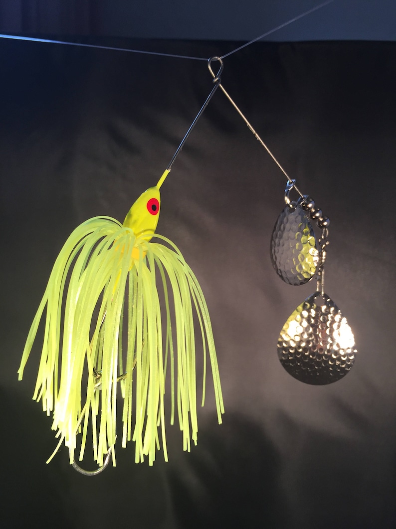 1/2 Oz. Chartreuse Spinnerbait | Etsy