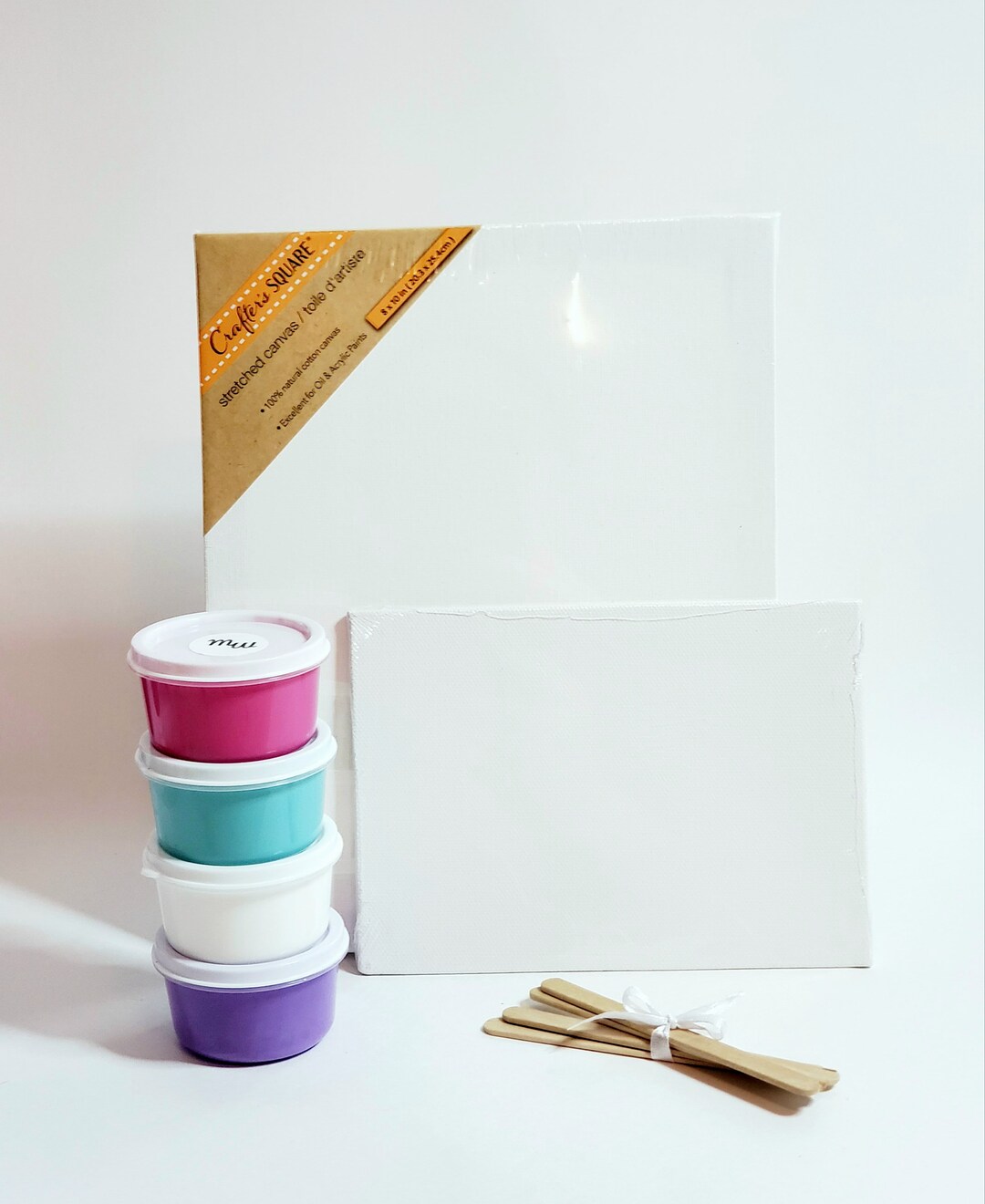 Pastel Acrylic Pour Painting Kit: DIY Fluid Art Set - Etsy