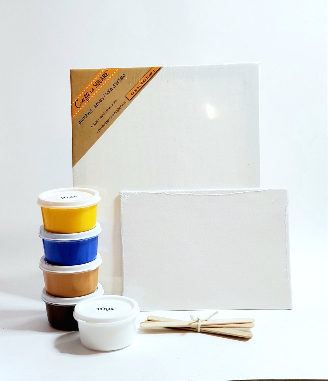 Fluid Pour Painting Kit Acrylic Pour Fluid Painting Art Kit Craft Box ...