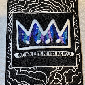 Charlesthefirst Halo and Crown Memorial Embroidered Patch - Etsy