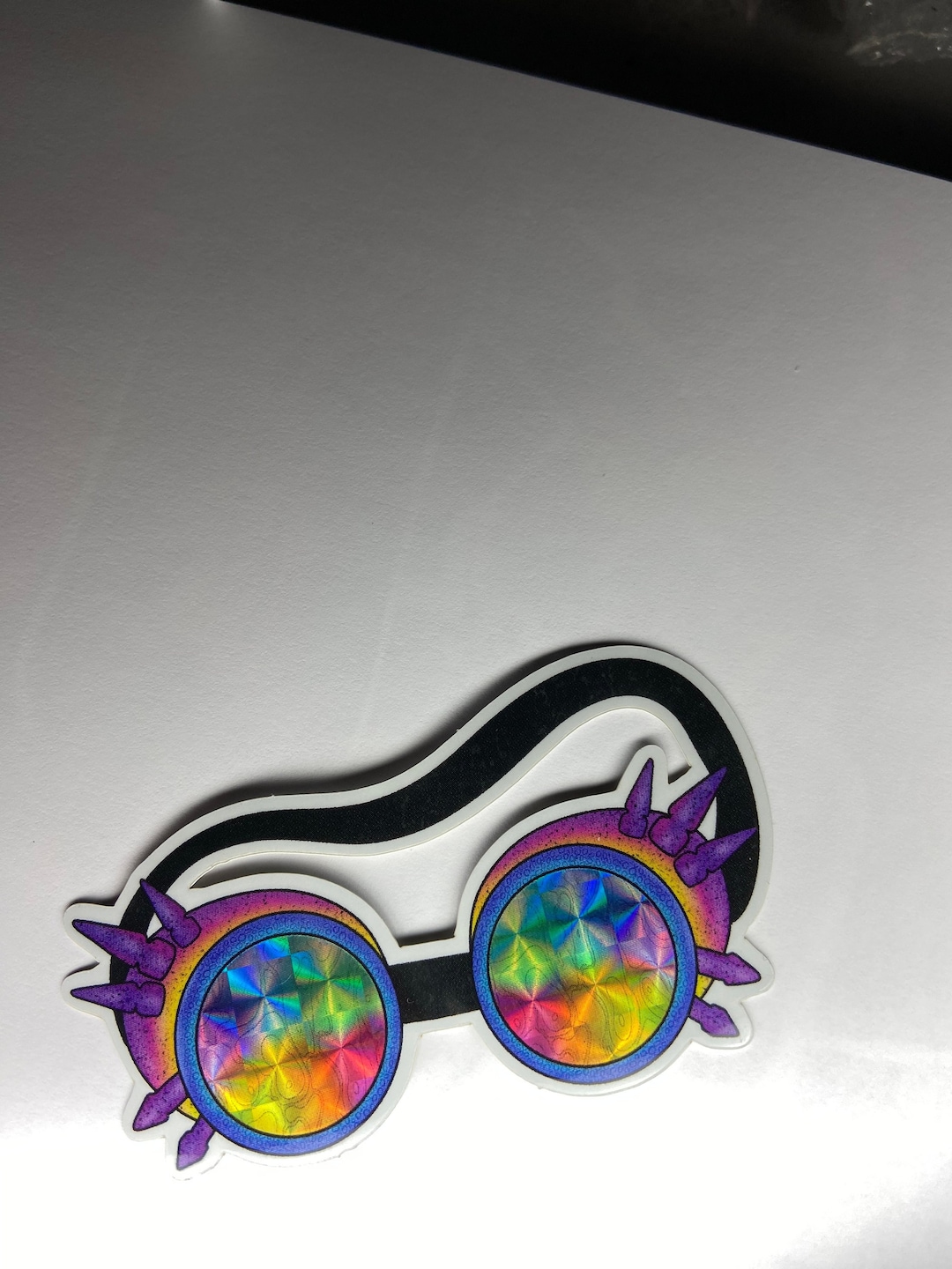 Holographic Rave Goggle Sticker - Etsy