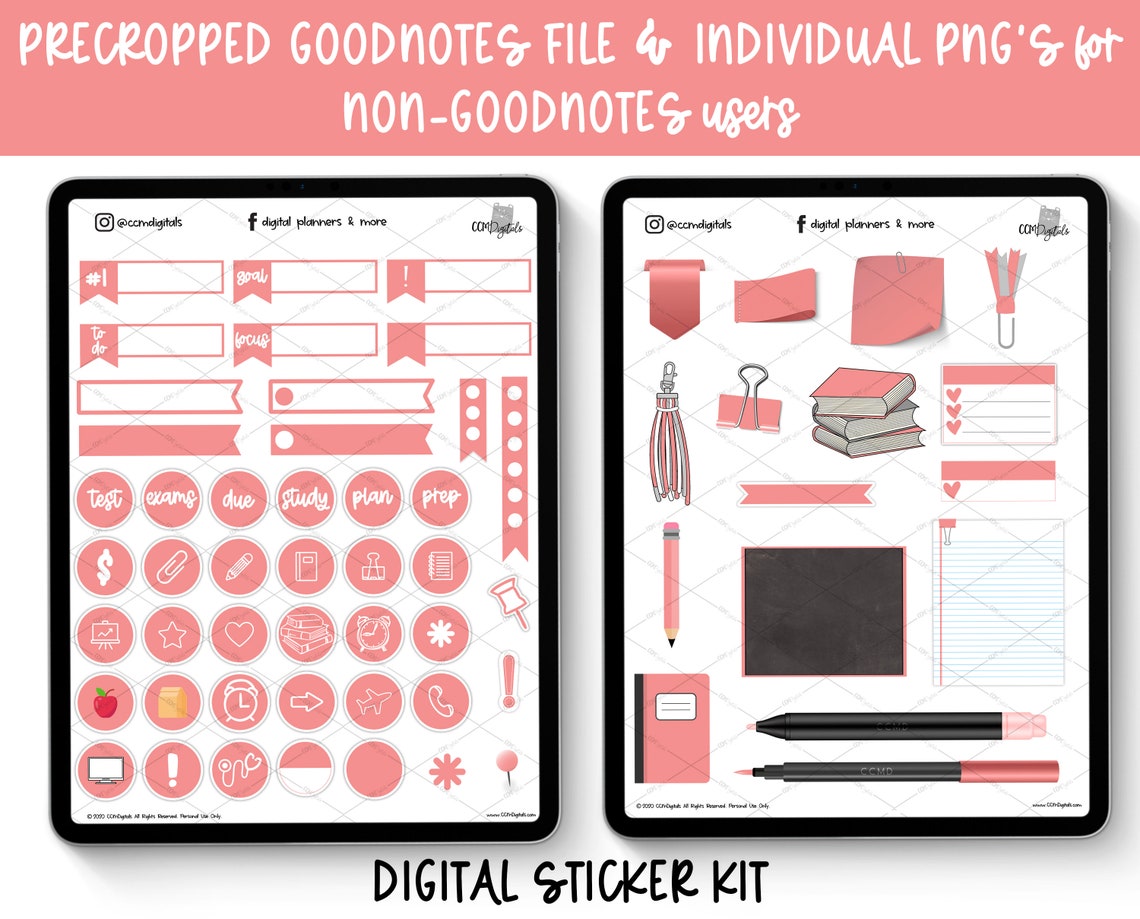 Pink Ultimate School Essentials for Teachers Students and - Etsy