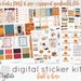 Digital Planner Dates Days Months Stickers Functional Date - Etsy