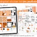 Halloween Ghost Fall Digital Planner Stickers Digital Stickers | Etsy