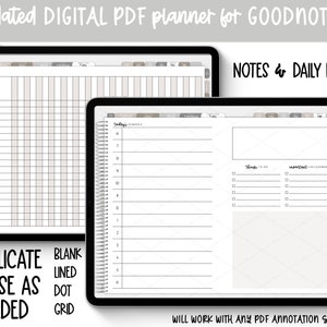 Digital Homeschool or Virtual Learning Planner Undated - Etsy