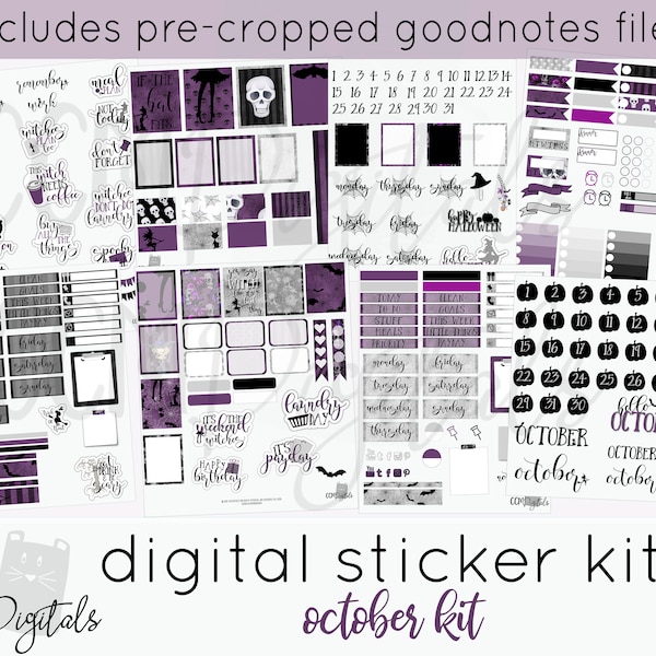 Digital Planner Stickers - Etsy