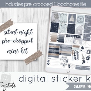 Winter Digital Planner Stickers | Goodnotes Stickers |A Winter Themed ...