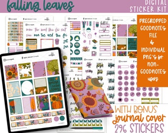 Autumn Digital Sticker Set for Goodnotes Notability - Etsy