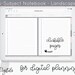 Digital 6-subject Notebook With Linked Pages Digital Journal - Etsy