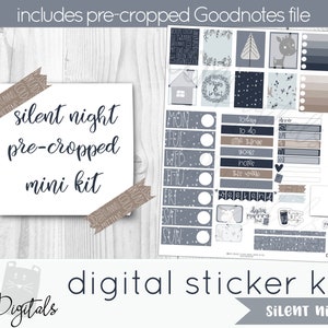 Winter Digital Planner Stickers | Goodnotes Stickers |A Winter Themed ...