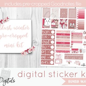 Winter Digital Planner Stickers | Goodnotes Stickers | iPad Digital ...