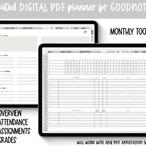 Digital Homeschool or Virtual Learning Planner | Undated Digital ...