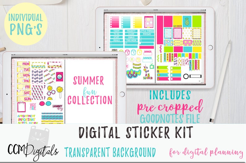 Digital Planner Stickers Goodnotes Stickers Ipad Stickers | Etsy