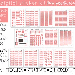 Pink Ultimate School Essentials for Teachers, Students, and ...