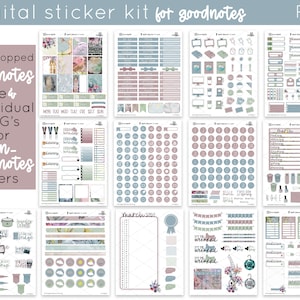 March 2021 Digital Planner Stickers | Includes Spring Floral and Bird ...