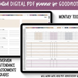 Digital Homeschool or Virtual Learning Planner | Undated Digital ...